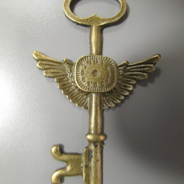 Winged Key - Etsy UK