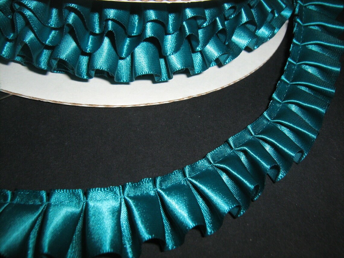 Satin Box Pleat Trim/ribbon Over 20 Colour 1 Metre Sewing/costume ...