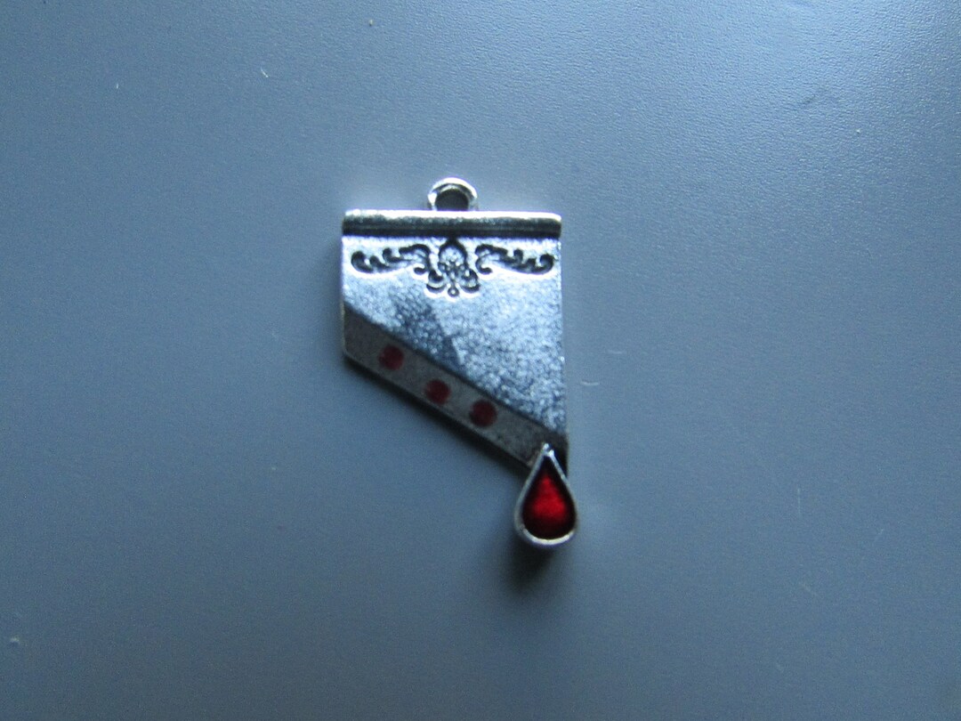Guillotine Tibetan Charm - Etsy