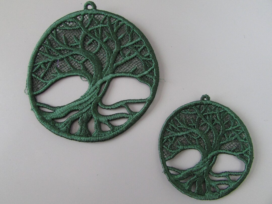 Embroidered Tree of Life Lace Applique Available in 2 Sizes - Etsy