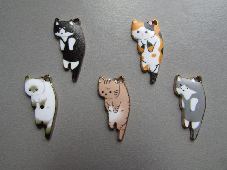 Cat Charms Available in 5 Designs - Etsy