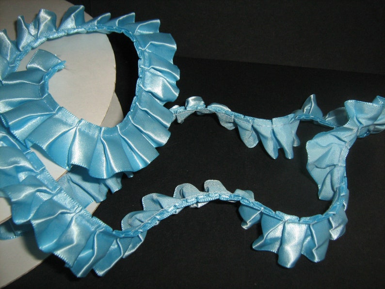 Satin Box Pleat Trim/ribbon Over 20 Colour1 Metre Sewing/costume/crafts ...