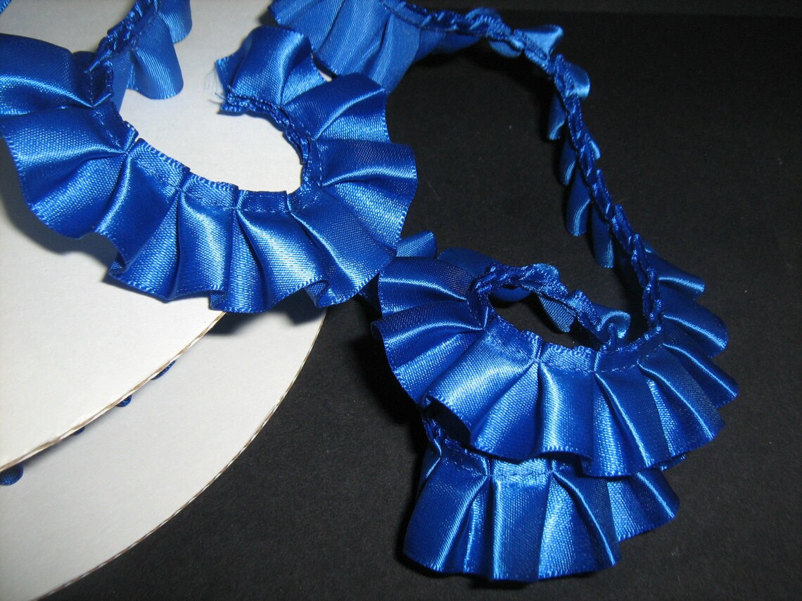 Satin Box Pleat Trim/ribbon Over 20 Colour1 Metre Sewing/costume/crafts ...