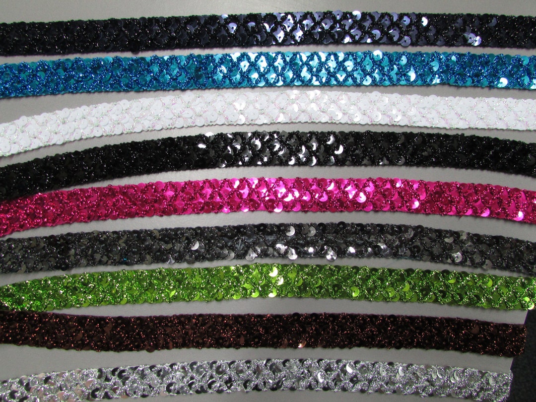 Sequin Braid Various Colours 2.3cm Sewing/crafts/costume/corsetry - Etsy