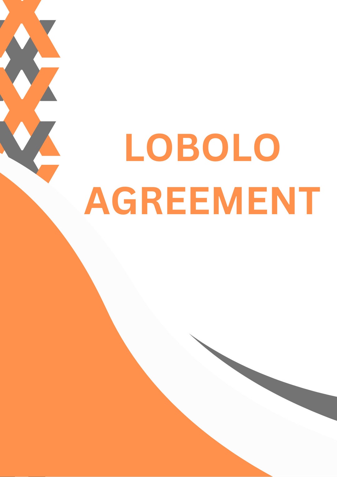 Lobolo Agreeement - Etsy