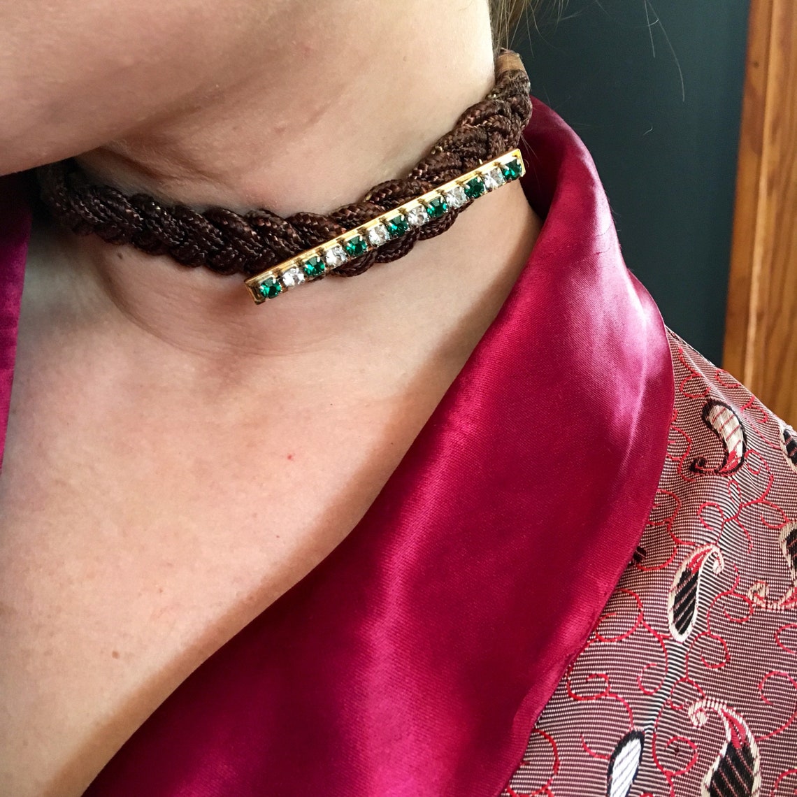 1980's Rhinestone Collar Pin - Etsy