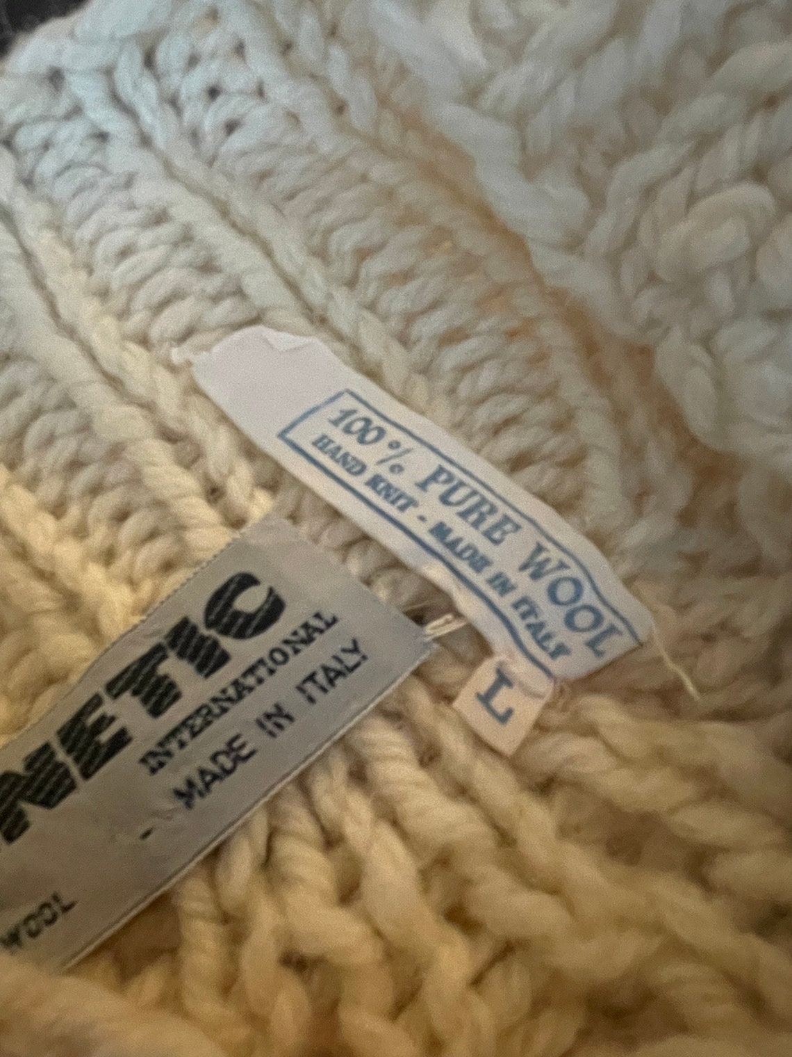 Inis Crafts Hand Knit Irish Wool Sweater - Etsy