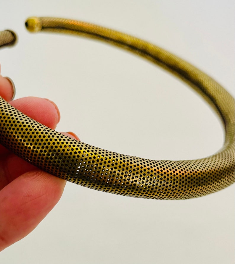 Perforated Brass Boho Collar - Etsy