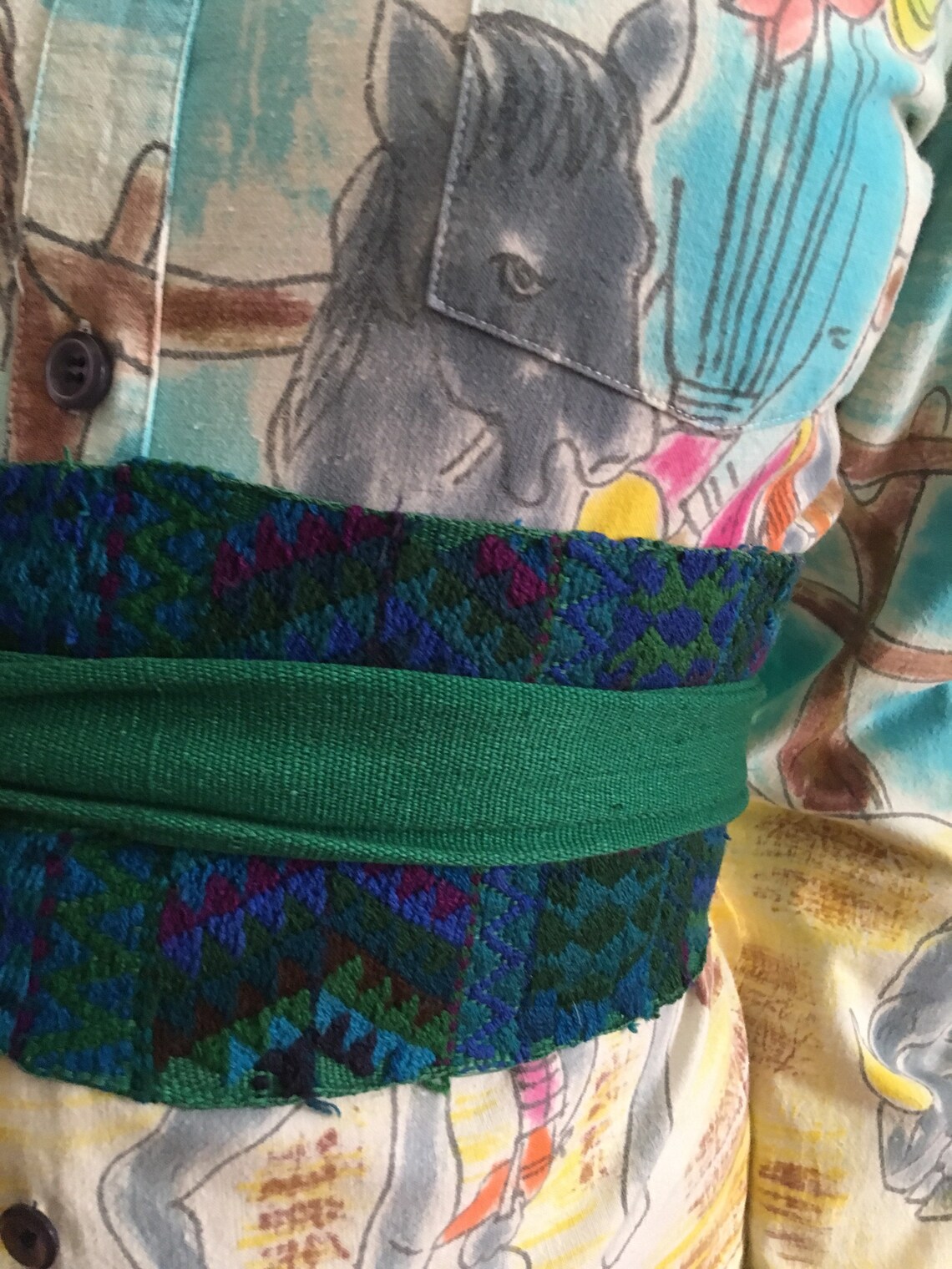 Mayan Hand Woven Sash - Etsy