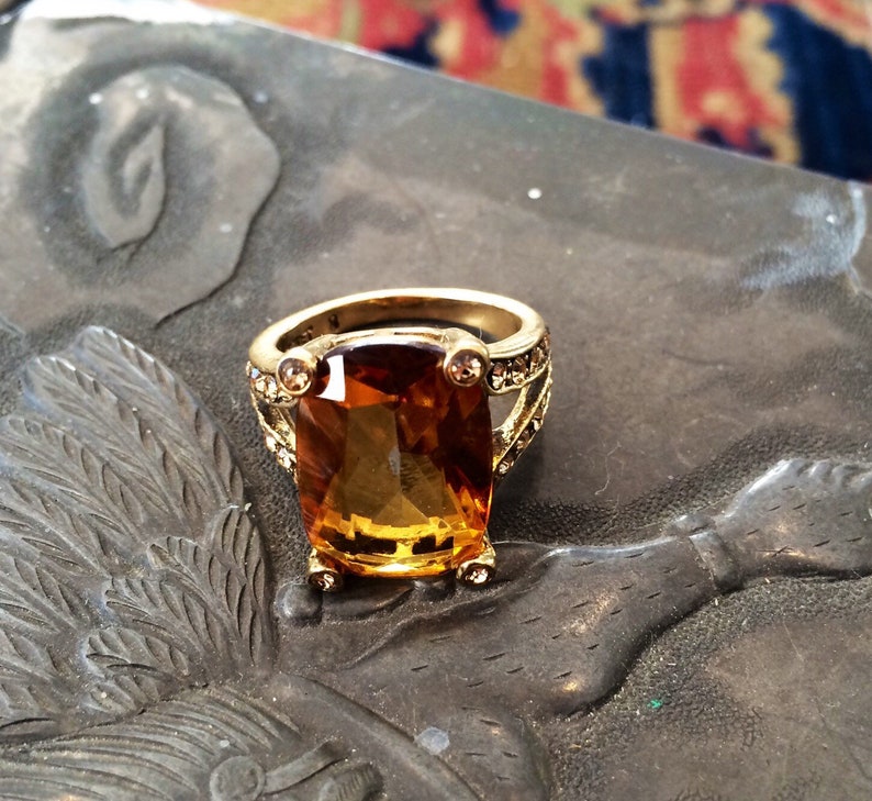 Monet Costume Dinner Ring - Etsy