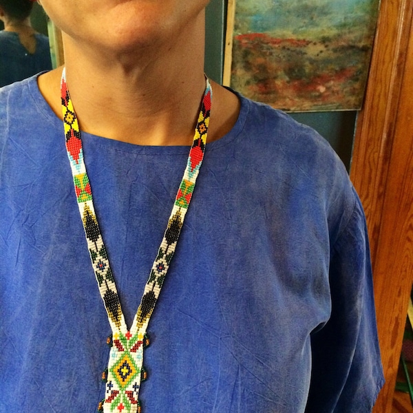 Loom Beaded Necklace - Etsy