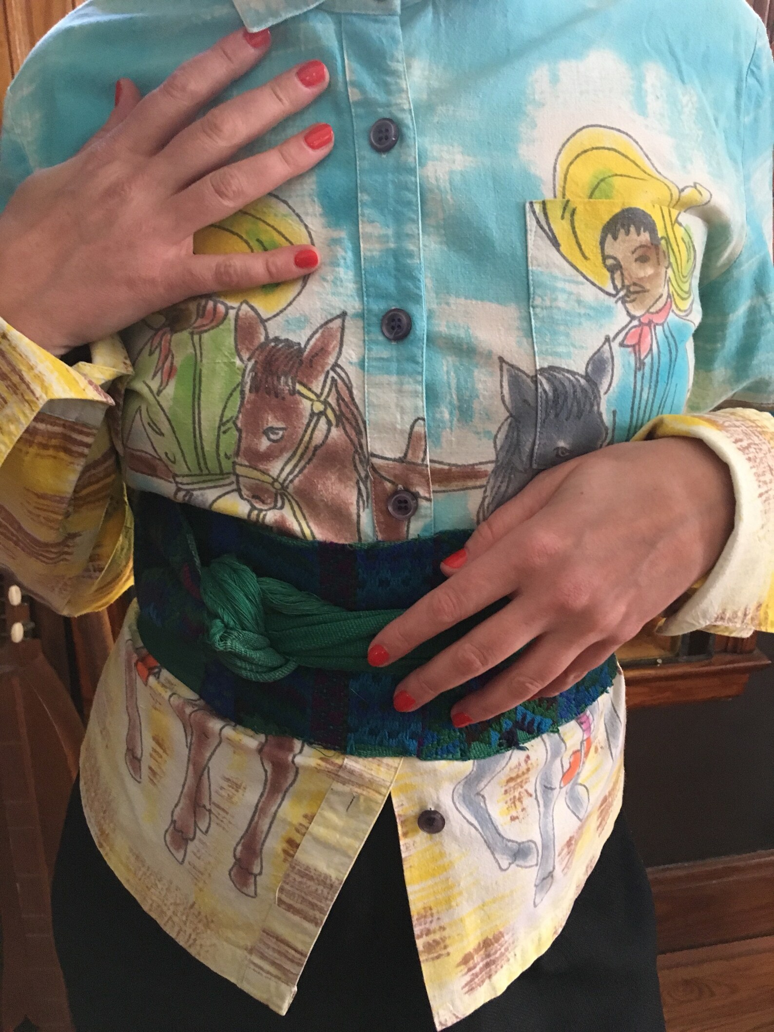 Mayan Hand Woven Sash - Etsy