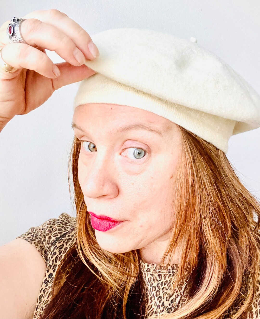 Cream Wool 70s Beret - Etsy