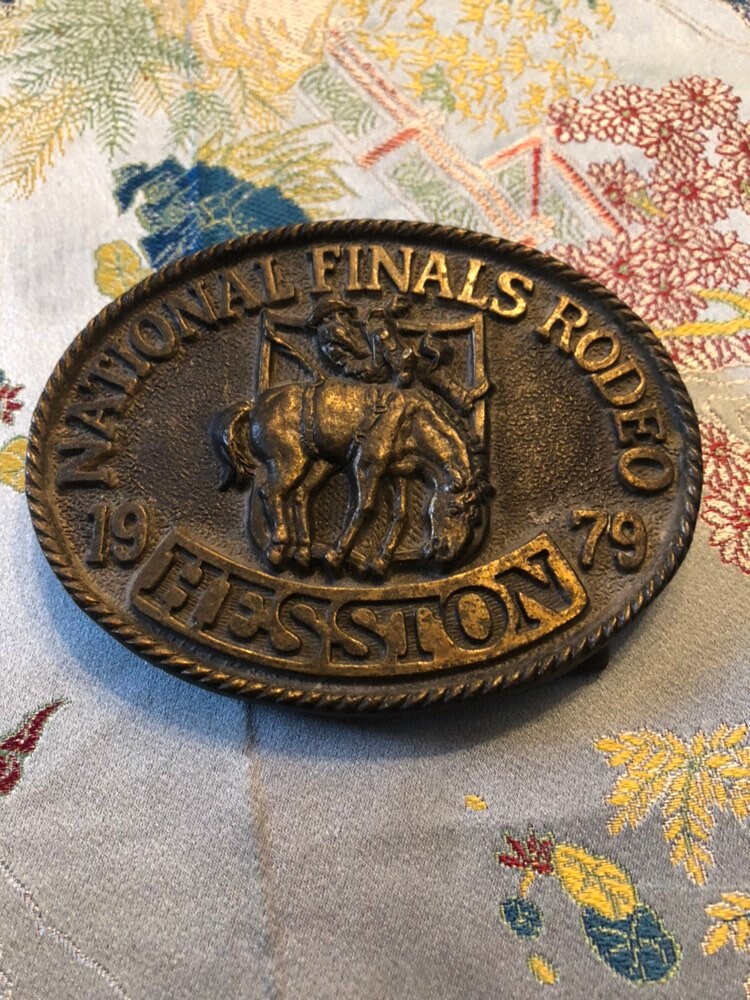 National Finals Rodeo Belt Buckle - Etsy
