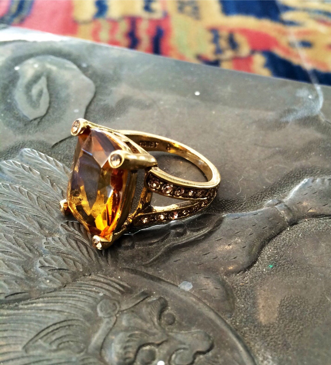 Monet Costume Dinner Ring - Etsy
