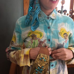 Authentic 1980's Hand Painted Paul Ropp Shirt - Etsy