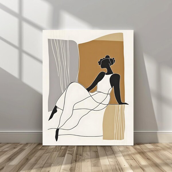 African Line Art - Etsy