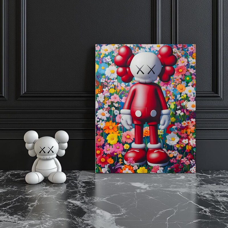 Kaws Flower - Etsy