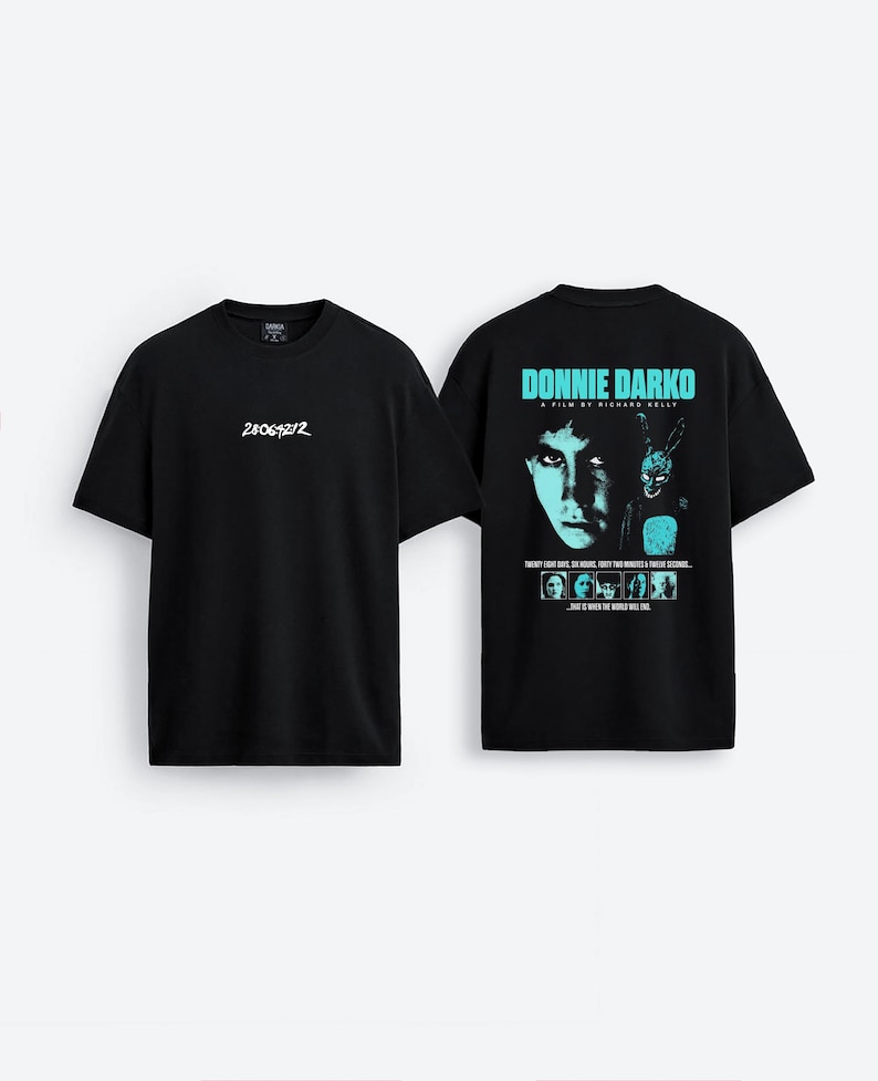 Iconic Movie Donnie Darko Horror Style Front and Back Printed Shirt ...