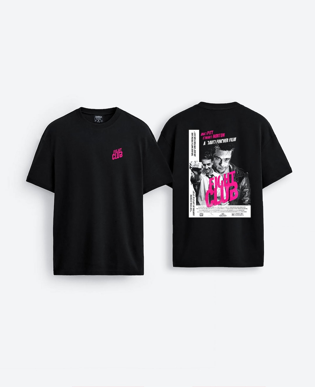 Fight Club Movie T-shirt, Front & Back Print - Etsy