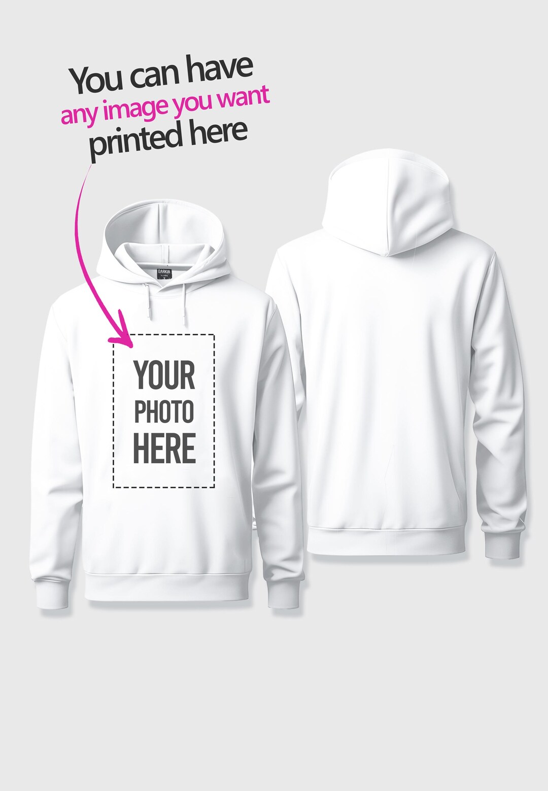 Custom Personalized Photo Print Any Image You Want Printed on Front of ...