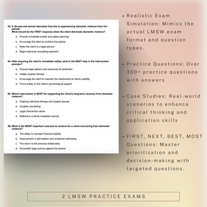 LMSW Exam Success BUNDLE: Comprehensive Study Guide & Practice Tests - Etsy