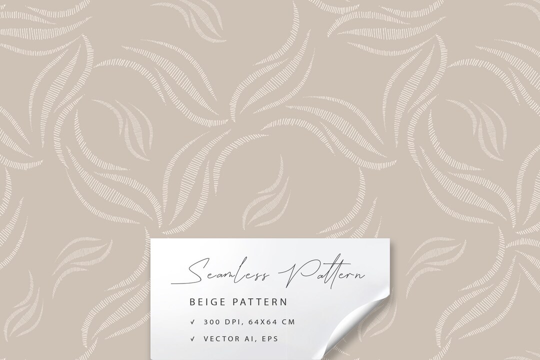 Beige Pattern. Digital Seamless Pattern Design. - Etsy