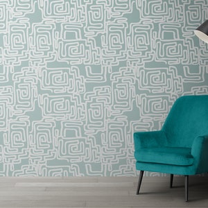 Pastel Maze. Digital Seamless Pattern Design. - Etsy