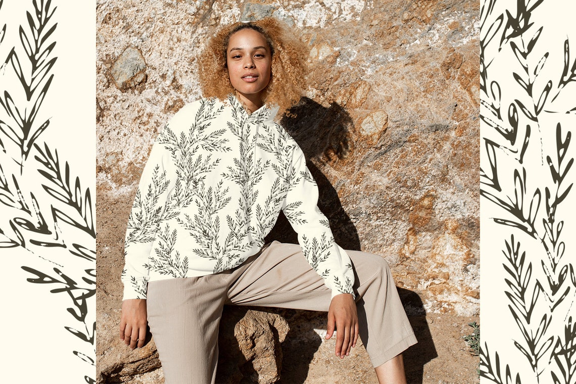 Braided Twigs. Digital Seamless Pattern Design. - Etsy