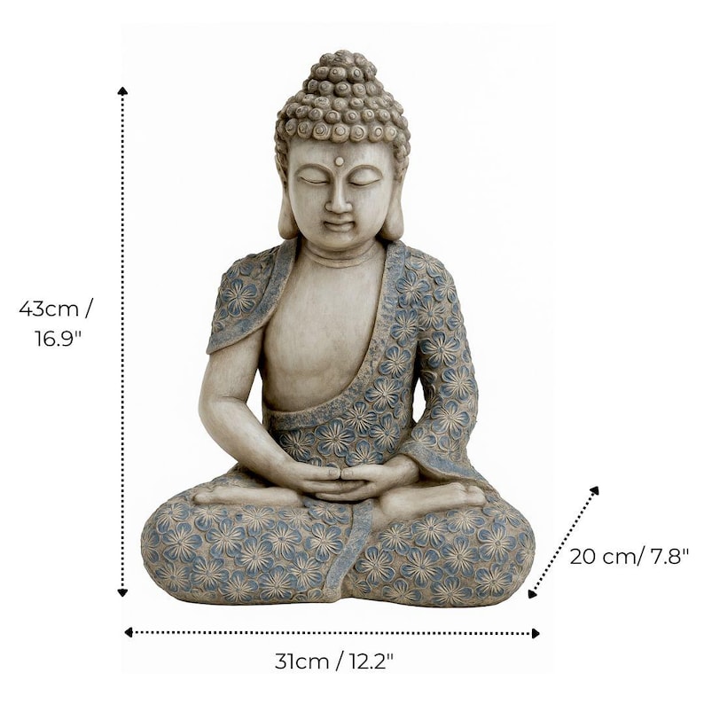 Buddha Statue: Zen Garden Decor, Meditation Altar | Asian Spiritual ...