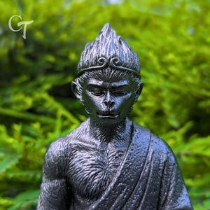 Monkey King Statue | Sun Wukong Figurine | Chinese Mythology Decor ...