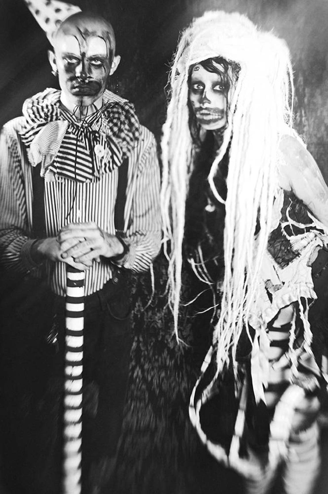 Long Vampire Dread Wig White Dread Locks Carnival Performer - Etsy