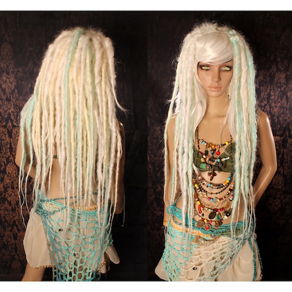 White Dreadlock Wig