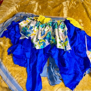 Large Bustle Wrap Skirt, Tattered Silk Skirt, Ruffle Bolero, Large ...