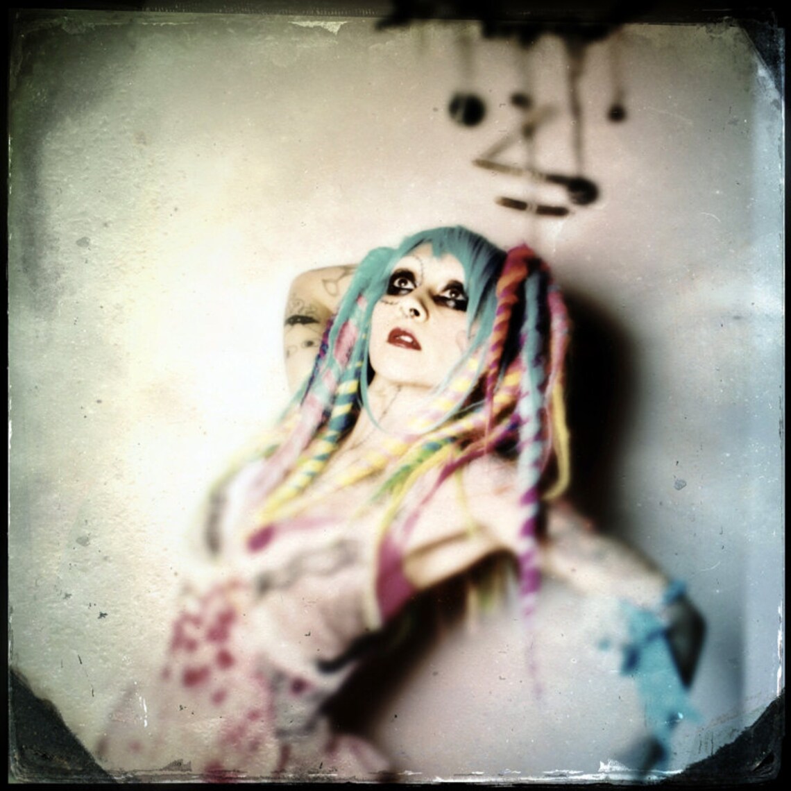 Candy Dreadlock Wig Bright Colorful Dread Locks Big Cosplay - Etsy