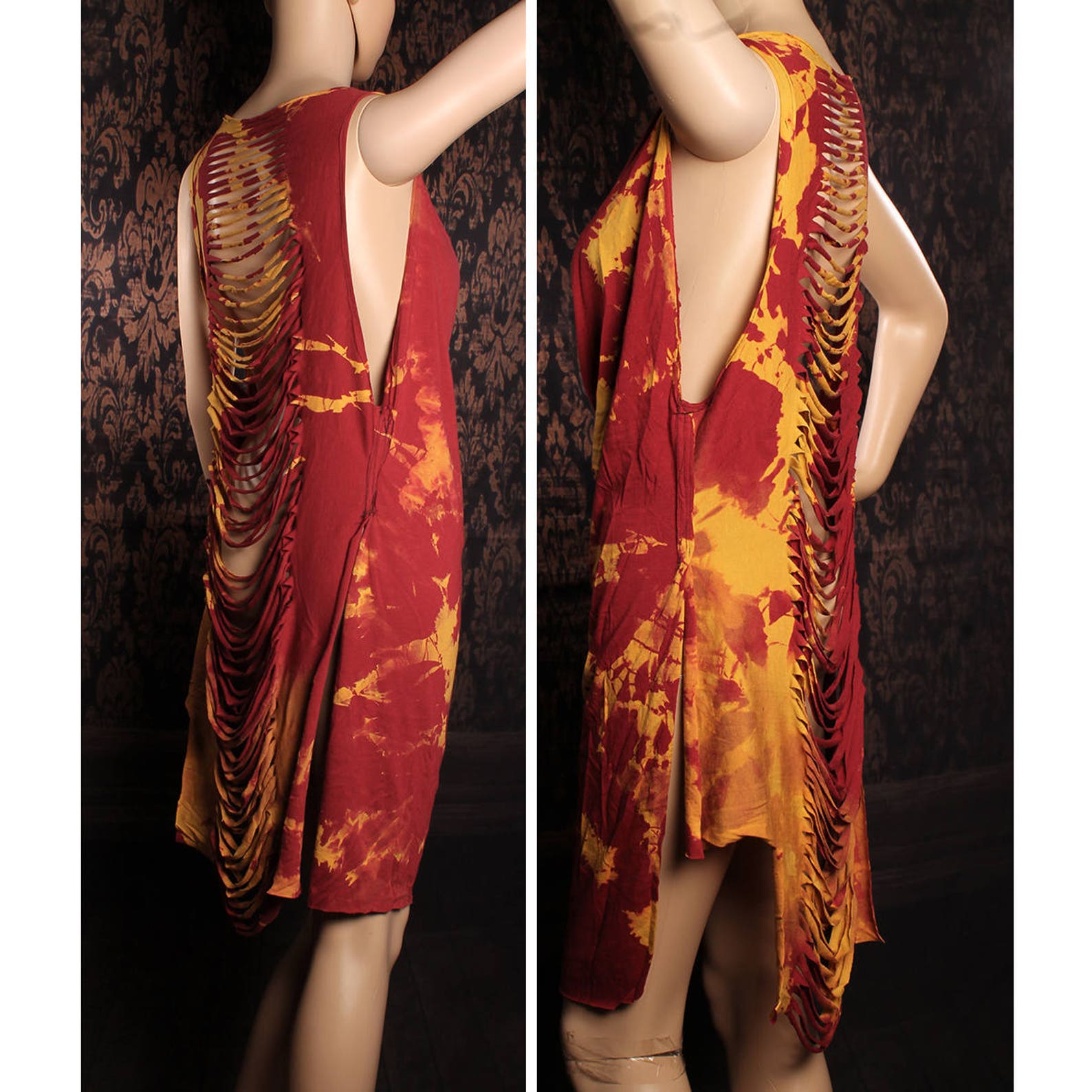 Open Back Halter Dress Top Sexy Festival Shirt Cut up Back - Etsy