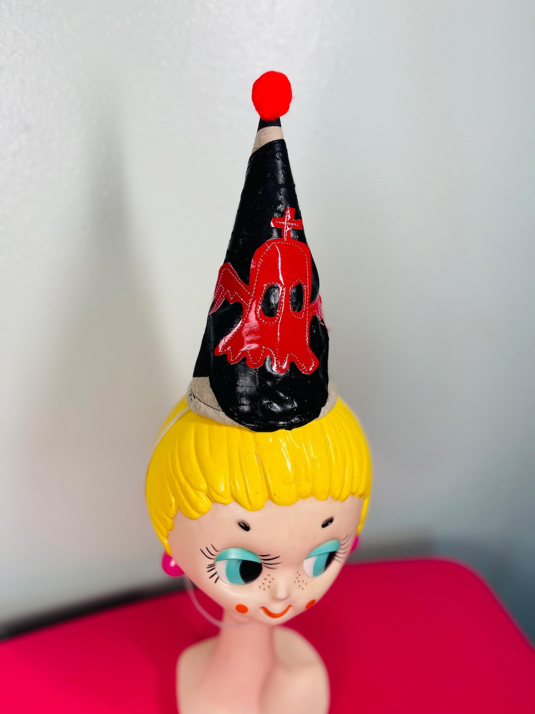 Gothic Party Hat. Spooky Graveyard Ghost Clown Party Hat, Cute Birthday ...