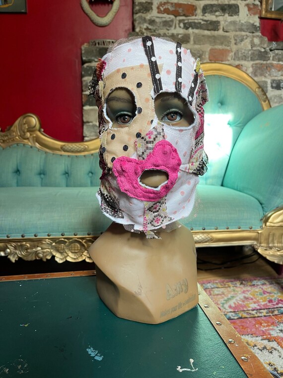 Creepy Face Mask Carnival Mask Strange Primitive Mask - Etsy