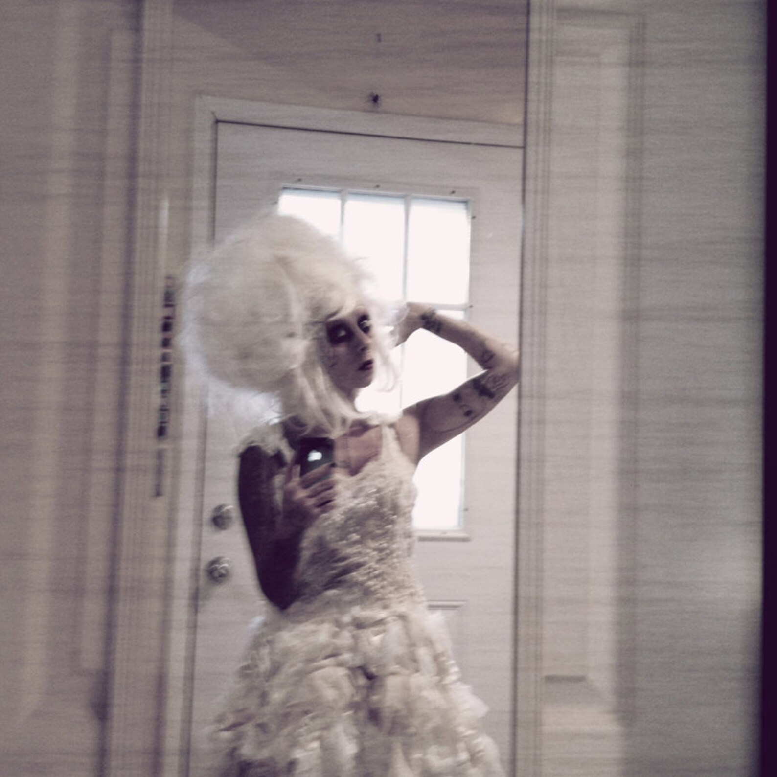 Halloween Wig White Powder Wig Gothic Lolita Costume Drag | Etsy