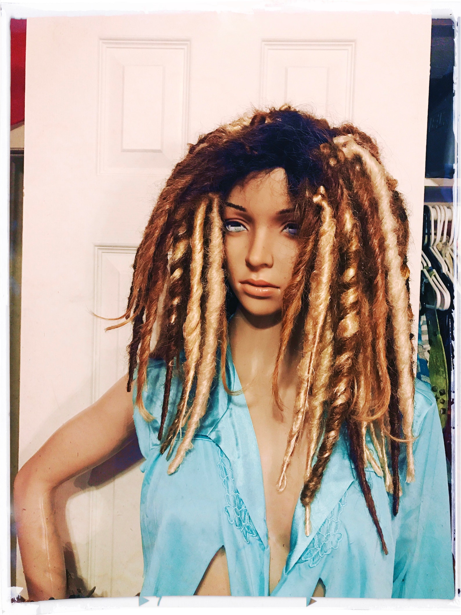 Ombre Dreadlock Wig beach hippie Dread Hair bob shoulder | Etsy