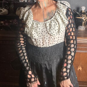 Crochet Pattern- Goth Fishnet Sleeves. Gothic Arm Warmers. Easy PDF ...