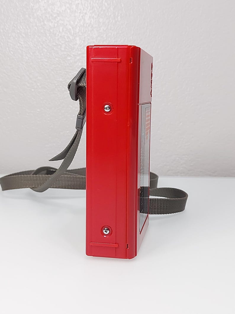 Sony WM-6 Red Walkman Vintage – Fully Working, New Belt, Collector's ...