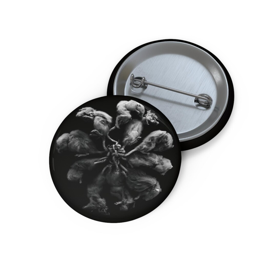 RAT KING Badge Pin Buttons / Taxidermy / Macabre / Curio - Etsy