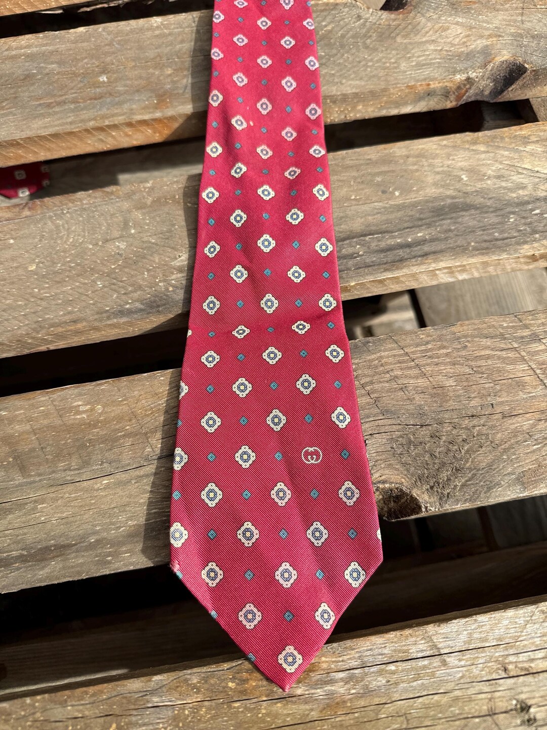 Vintage Gucci Tie 80s 90s 2000s Collection Retro Fashion Gucci ...