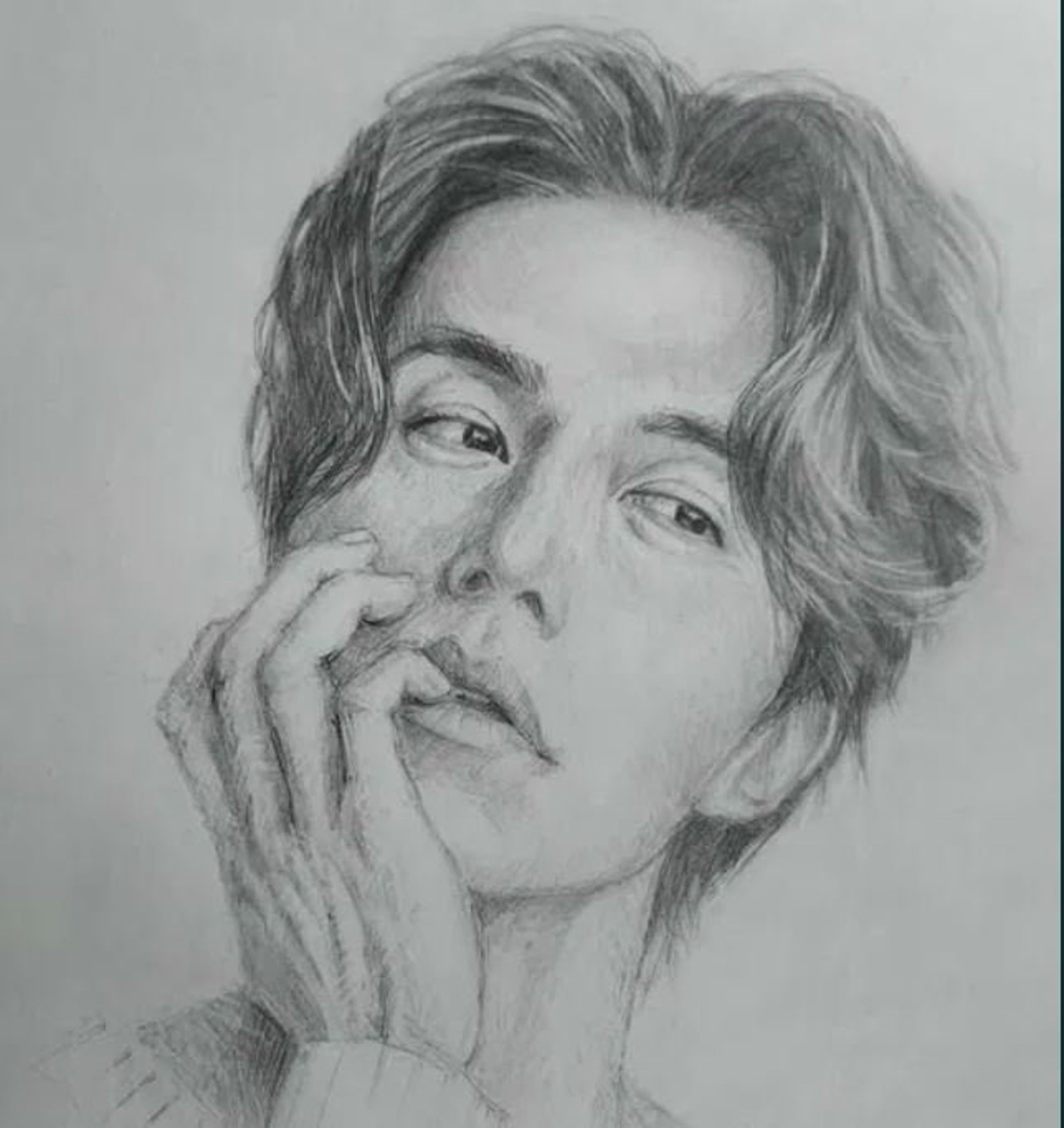 Portrait Drawing, Portrait With Graphite Pencil, Portrait Drawing From ...