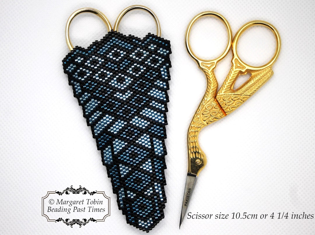 Beaded Scissor Case "gatsby" Pattern and Tutorial,with the Choice of a ...