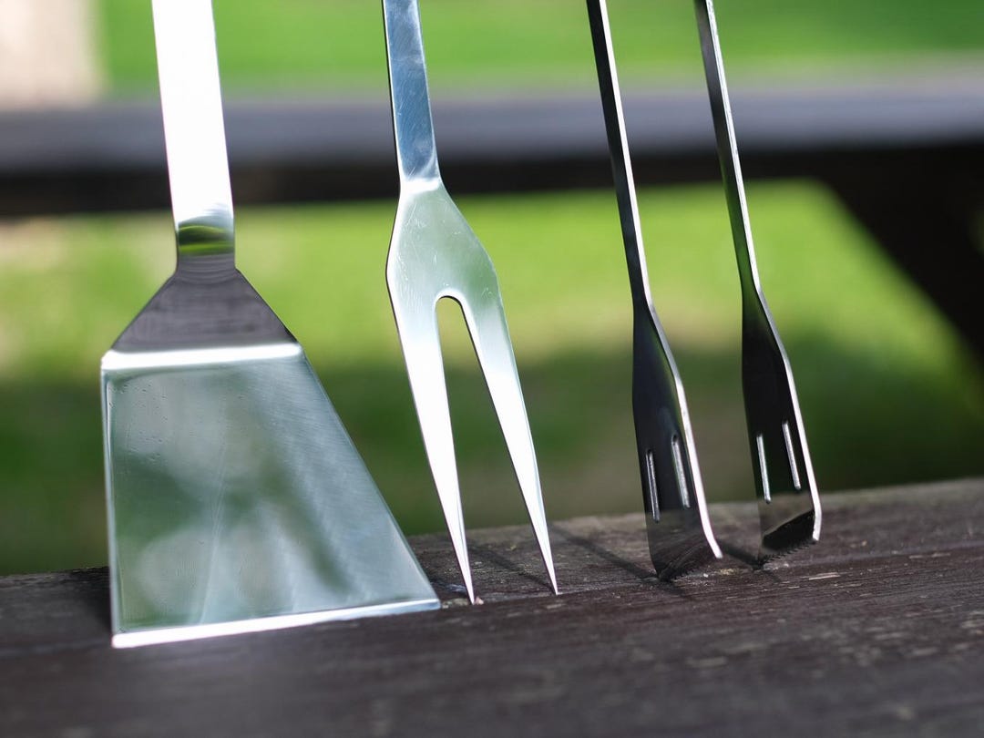 Barbeque Set for Men, Bbq Set - Spatula, Fork, Tongs, BBQ Tools for the ...