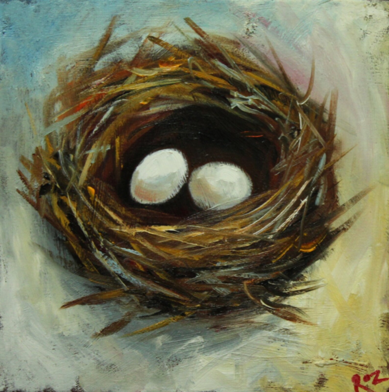 Commission Your Own Nest Custom Portrait Oil Painting by Roz - Etsy