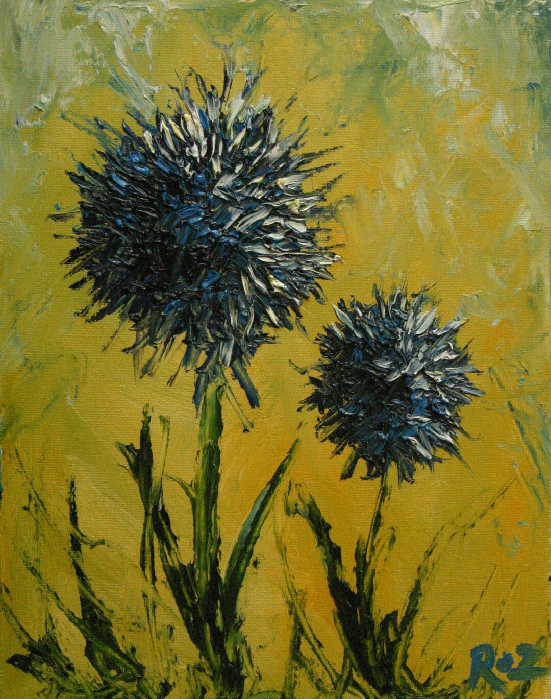 Floral 14 14x11inch Print of Oil Painting by Roz - Etsy