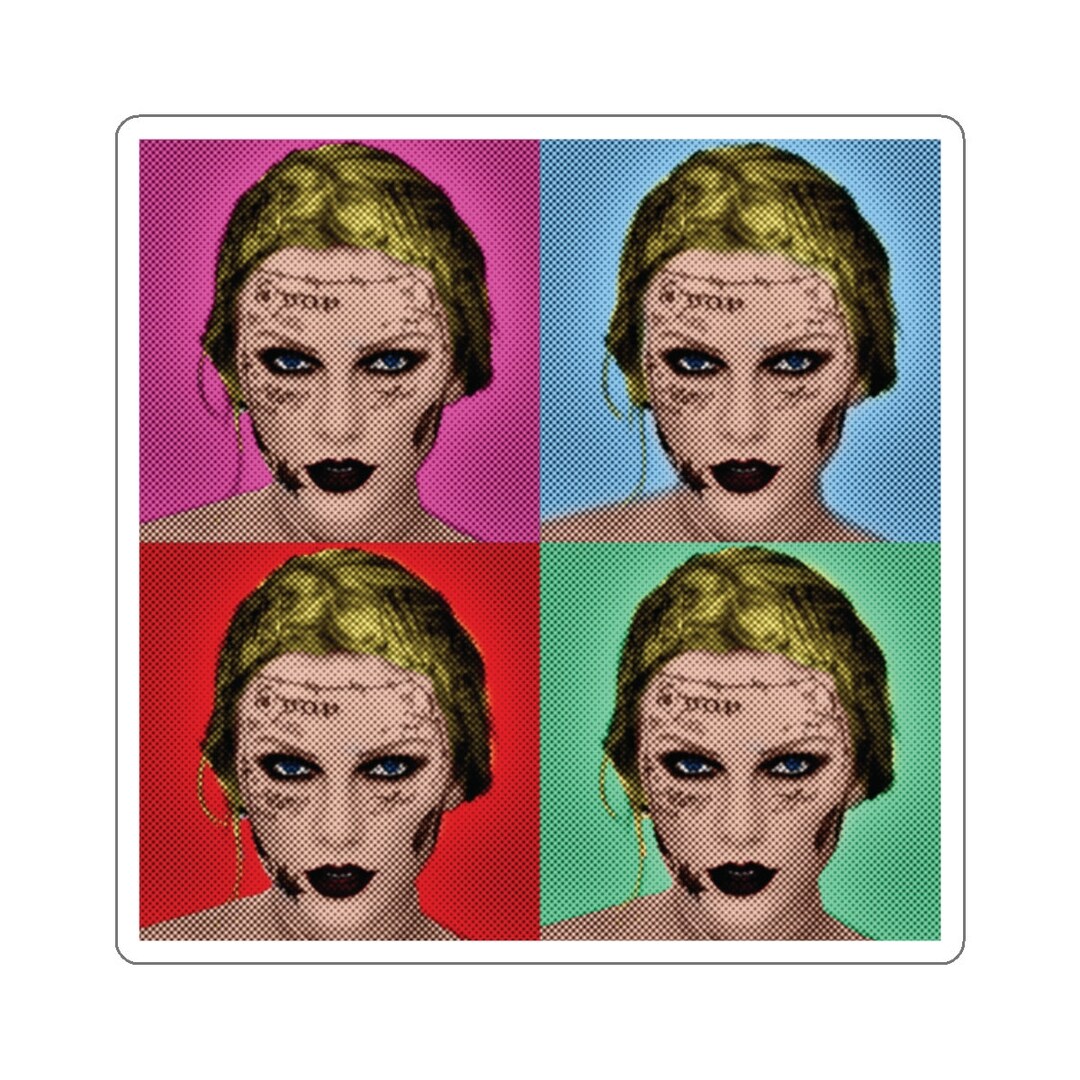 Taylor, STICKER, POP ART, Ttpd, Tortured Poets, Kiss-cut - Etsy
